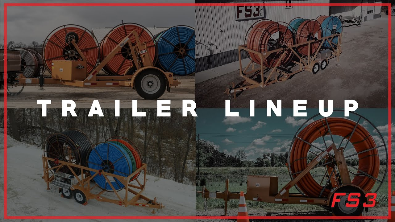 Utility Reel Trailer Compilation | FS3 Inc. | ISEMAG